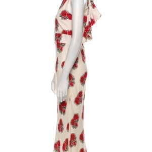 Alexander McQueen | Dresses | Alexander Mcqueen Silk Poppy Print Dress ...